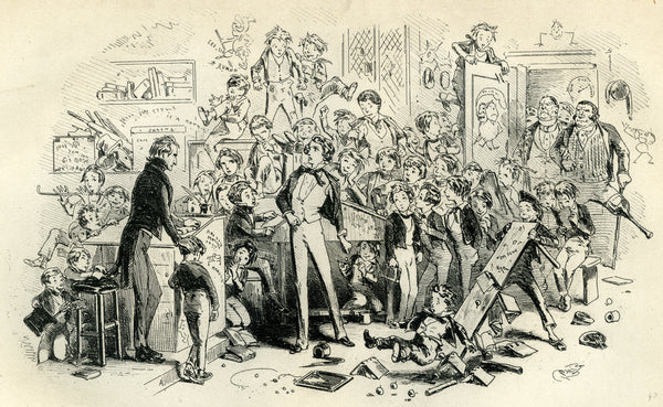 David Copperfield 'Steerforth and Mr. Mell' posters & prints by Anonymous