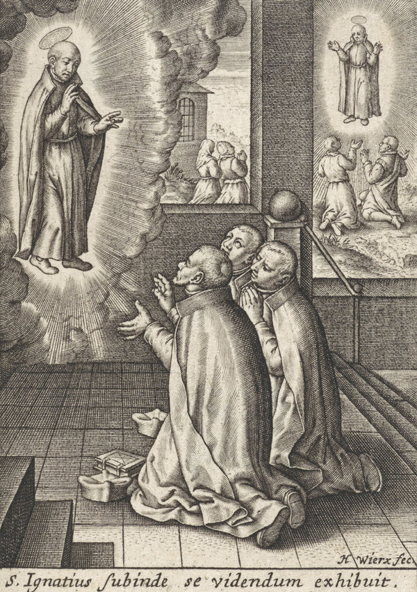 Appearance of Ignatius Loyola to three Jesuits posters & prints by ...