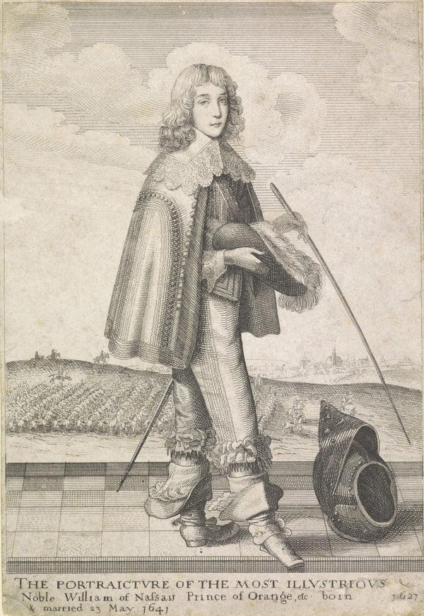 Portrait of William II, Prince of Orange posters & prints by W. Richardson