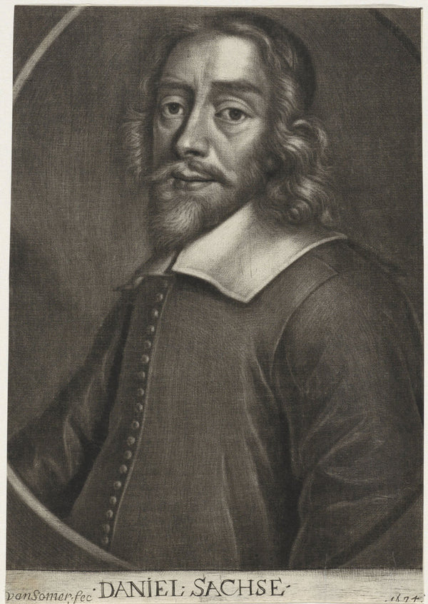 Portrait of Daniel Sachse posters & prints by Jan van Somer