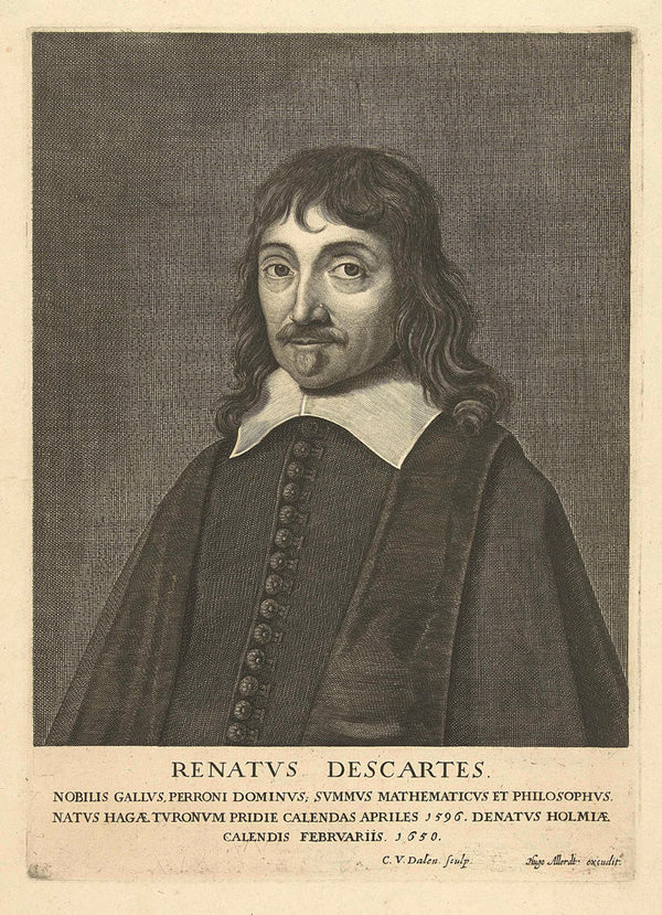 Portrait of René Descartes posters & prints by Hugo Allard