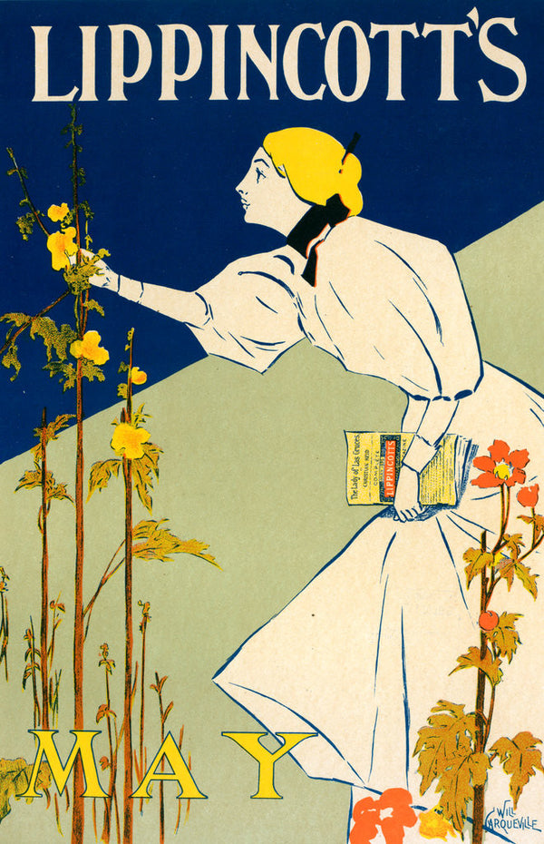 American poster for la revue Lippincott's Magazine posters & prints by ...