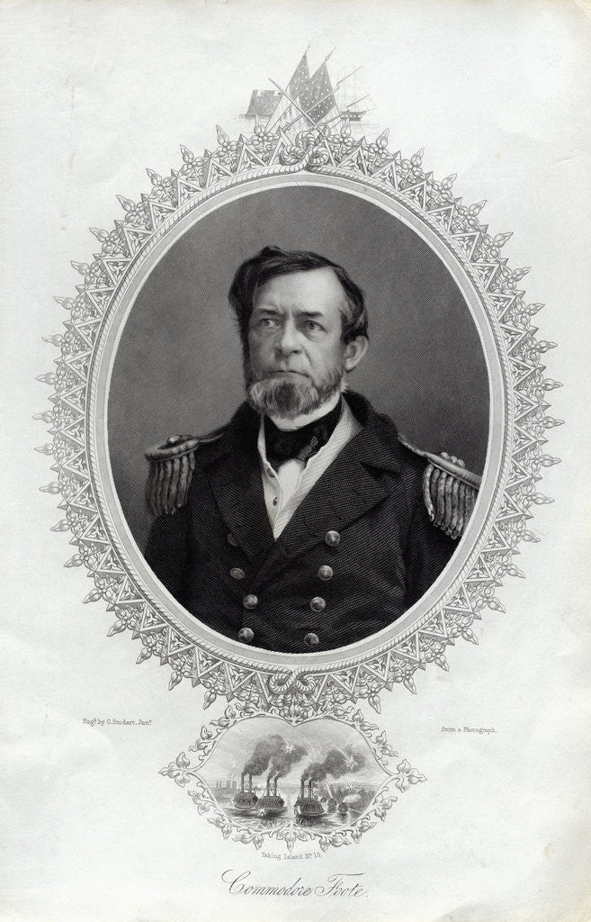 Commodore Foote Engraving posters & prints by George Stodart