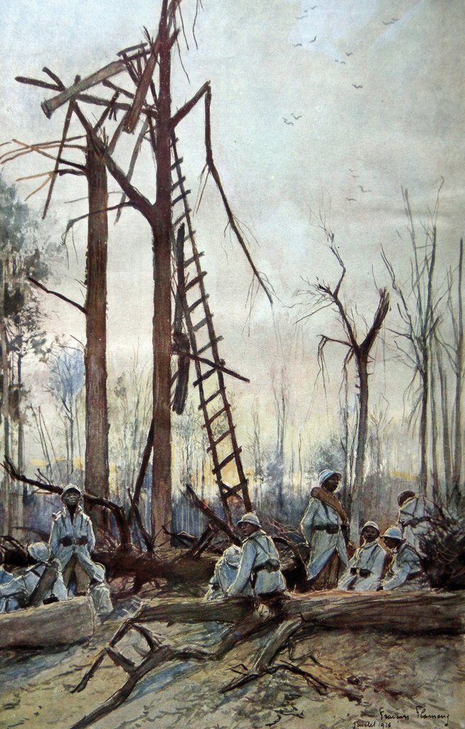 The Battle of the Somme, 1916 posters & prints by Francois Flameng