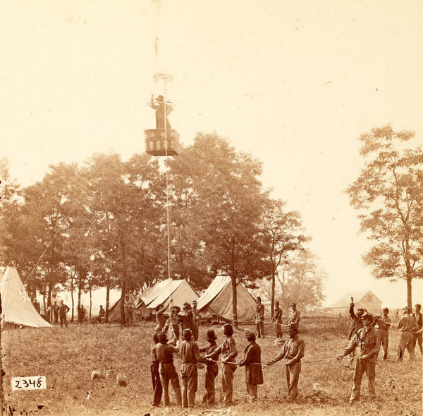 Professor Lowe in his balloon posters & prints by Anonymous