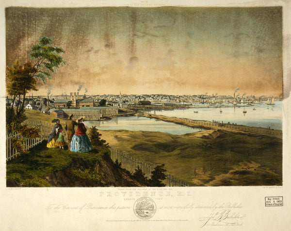 Providence, R.I., harbor view, taken from the grounds of Geo. W. Rhodes ...