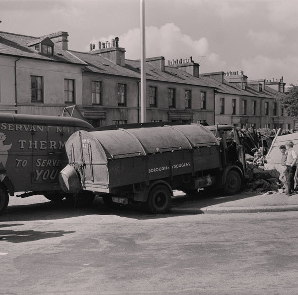 Dustcart road accident, Circular Road, Douglas posters & prints by Manx ...