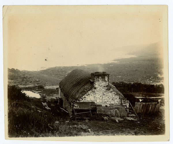 Cottage above the shore, Port Mooar posters & prints by W. H. Tomkinson
