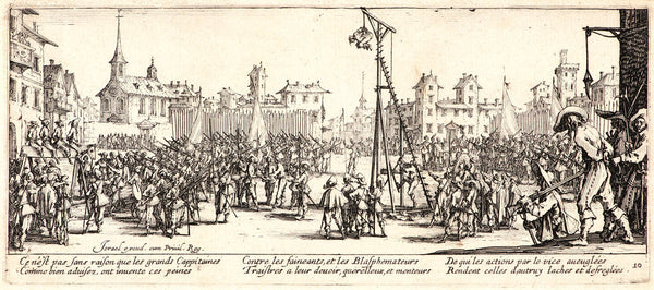 Torture—The Strappado (L'estrapade), 1633 posters & prints by Jacques ...