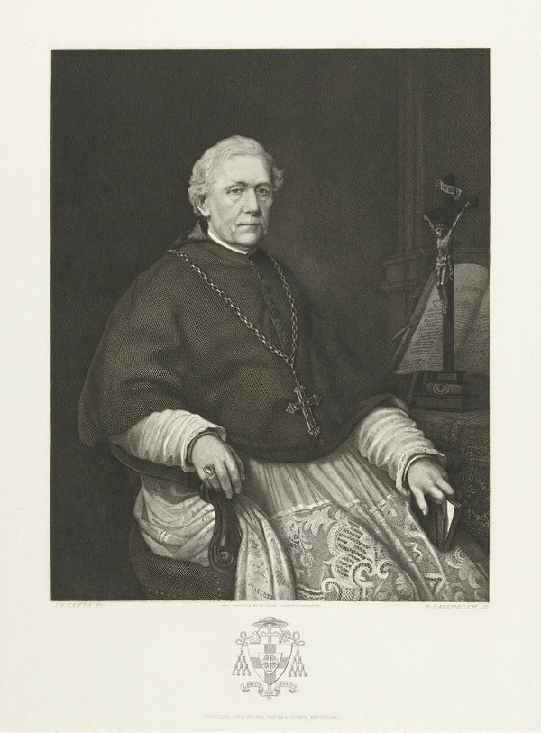 Portrait of Peter Mathias Snickers posters & prints by Bishop of Haarlem