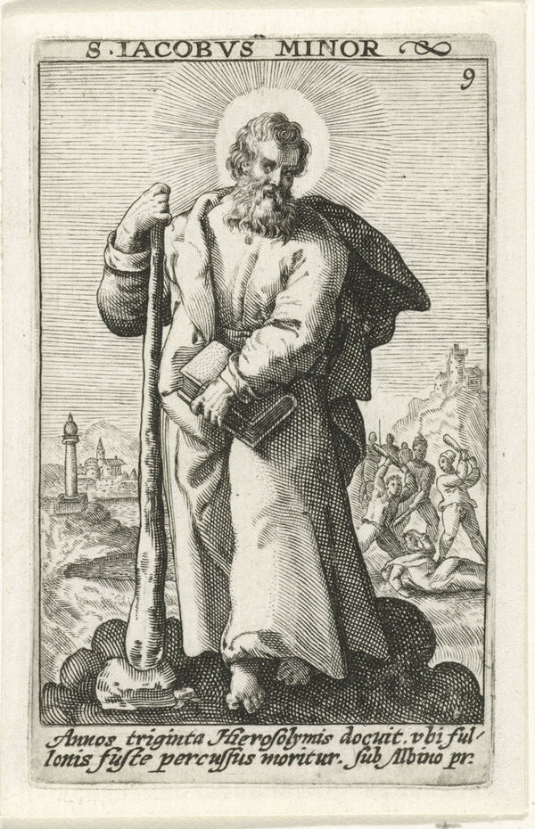 Apostle Jacobus minor posters & prints by Crispijn van de Passe I