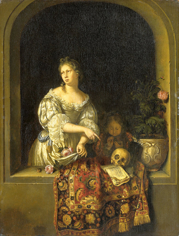 Allegory of Transience posters & prints by Frans van Mieris I