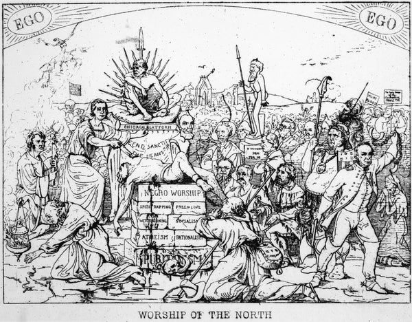 Political Cartoon of Northern Decadence posters & prints by Anonymous