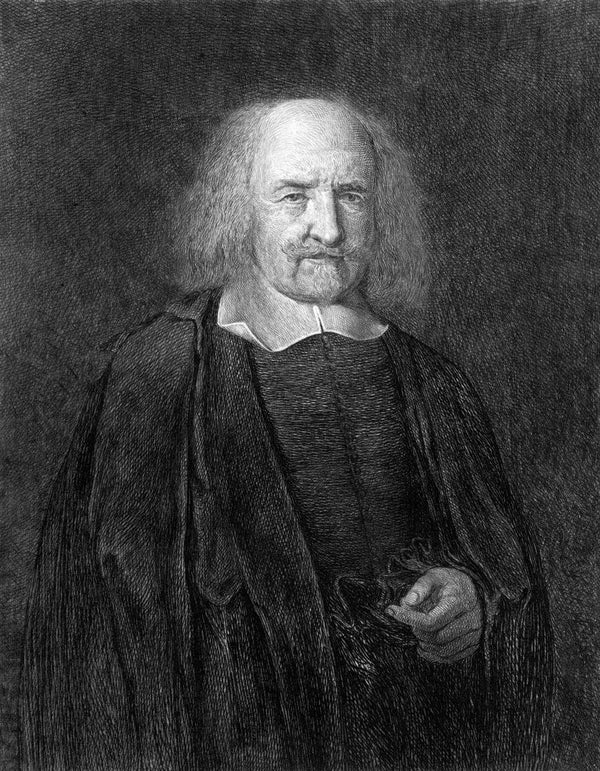 Portrait of Thomas Hobbes posters & prints by Anonymous