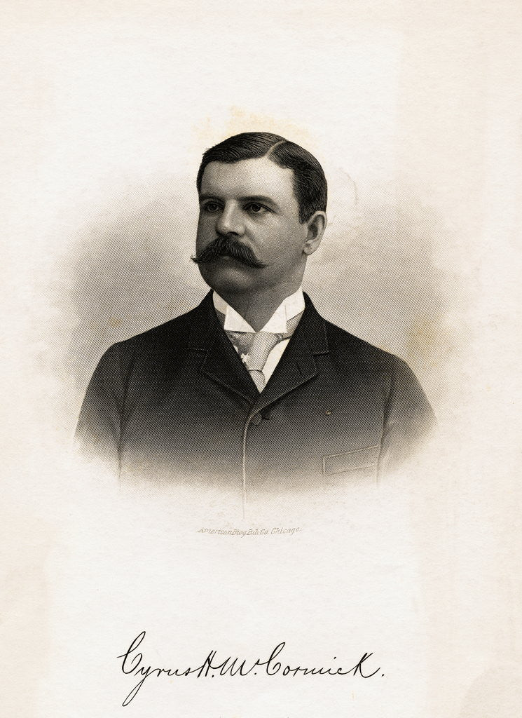 Portrait of Cyrus McCormick, Jr. posters & prints by Corbis