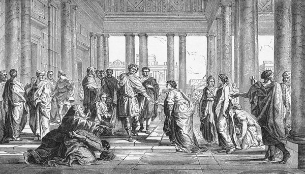 Roman Court Scene posters & prints by Anonymous
