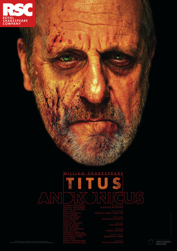 Titus Andronicus, 2017 posters & prints by Royal Shakespeare Company