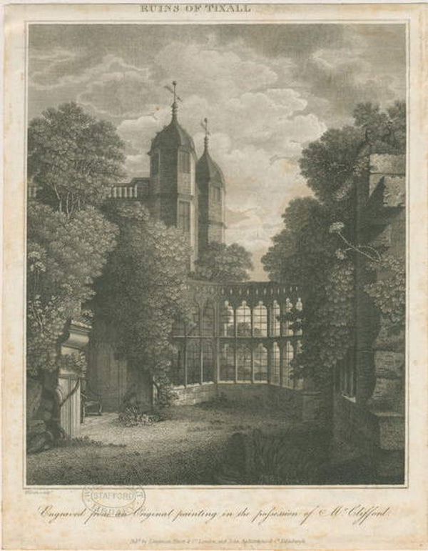 Tixall Hall posters & prints by School English