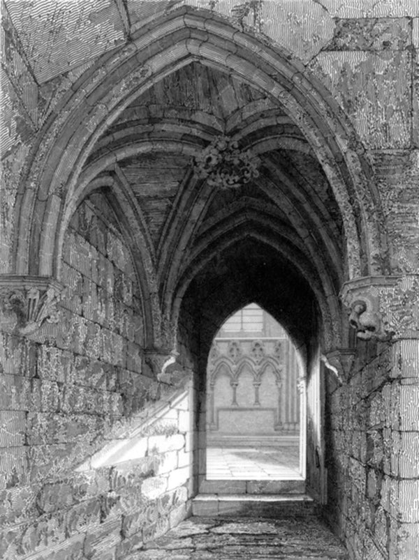 Durham Cathedral North End, 1843 posters & prints by R.W. Billings